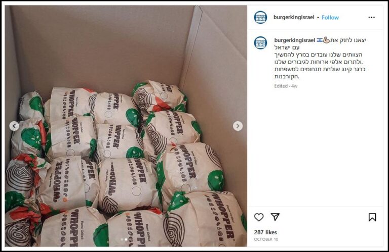 Fast Food Chains that Support Israel | Paketmu Business Review